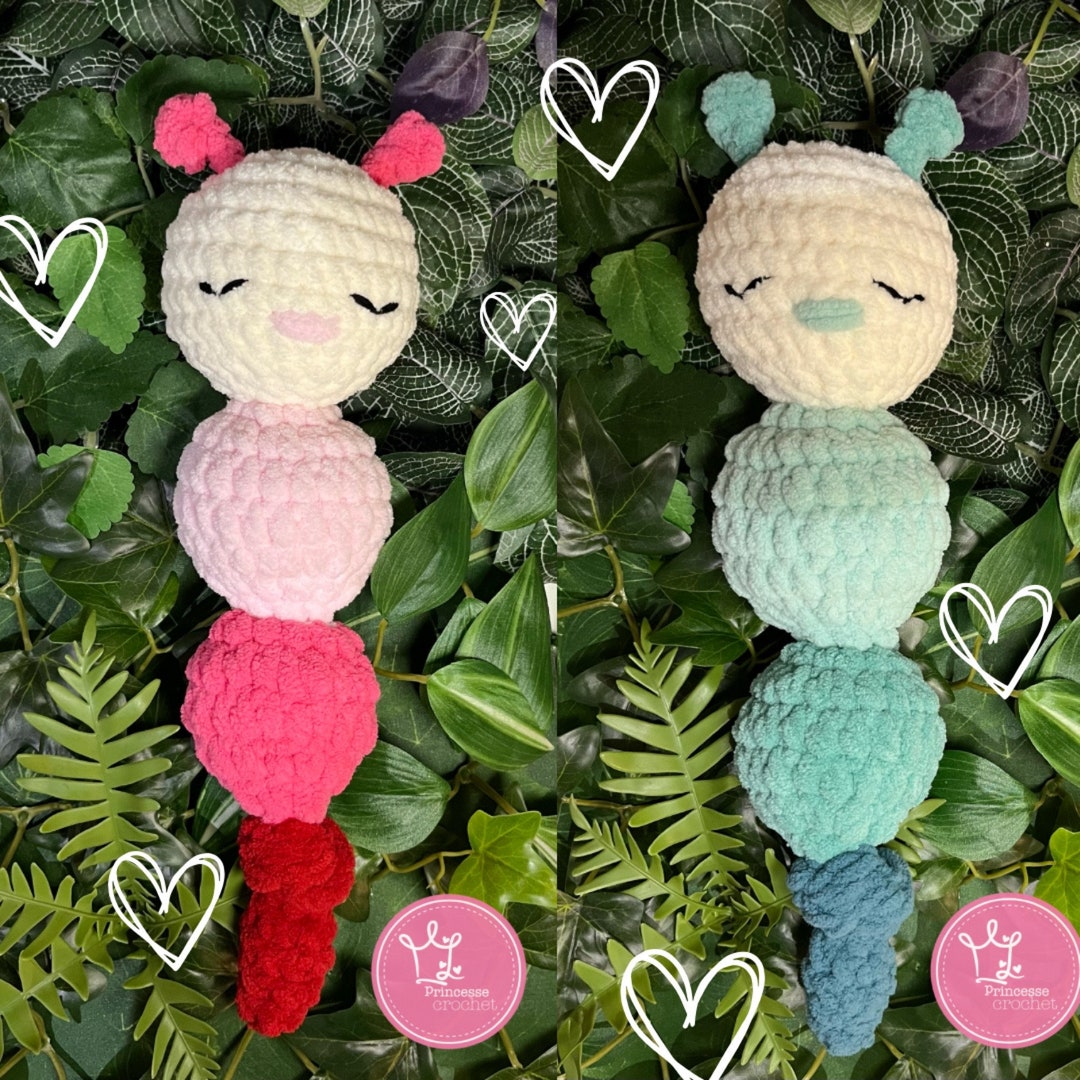 No-sew Crochet PATTERN Camilla the Caterpillar (english/français) - Etsy