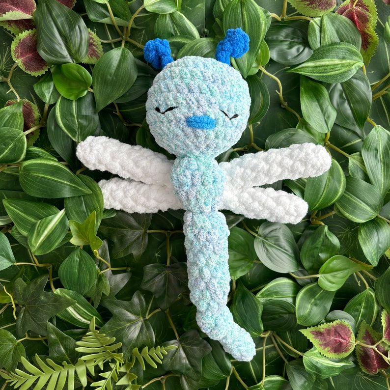 Low-sew Crochet PATTERN Lizzie the Dragonfly (english/français) - Etsy