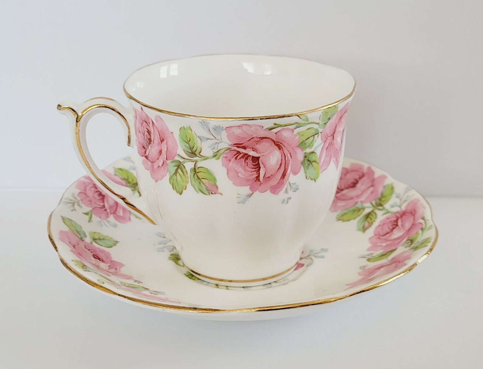Vintage Bell China "lady Alexander Rose" Teacup and Saucer Set, 1960s ...