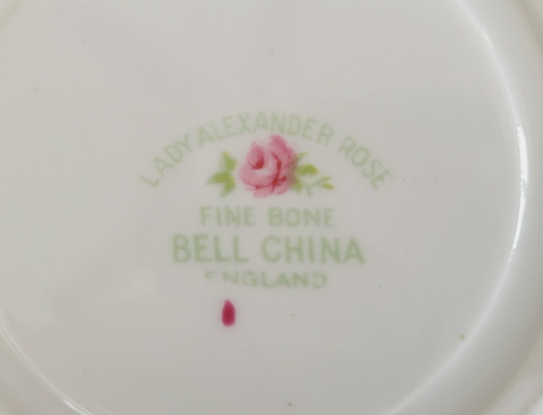 Vintage Bell China "lady Alexander Rose" Teacup and Saucer Set, 1960s ...