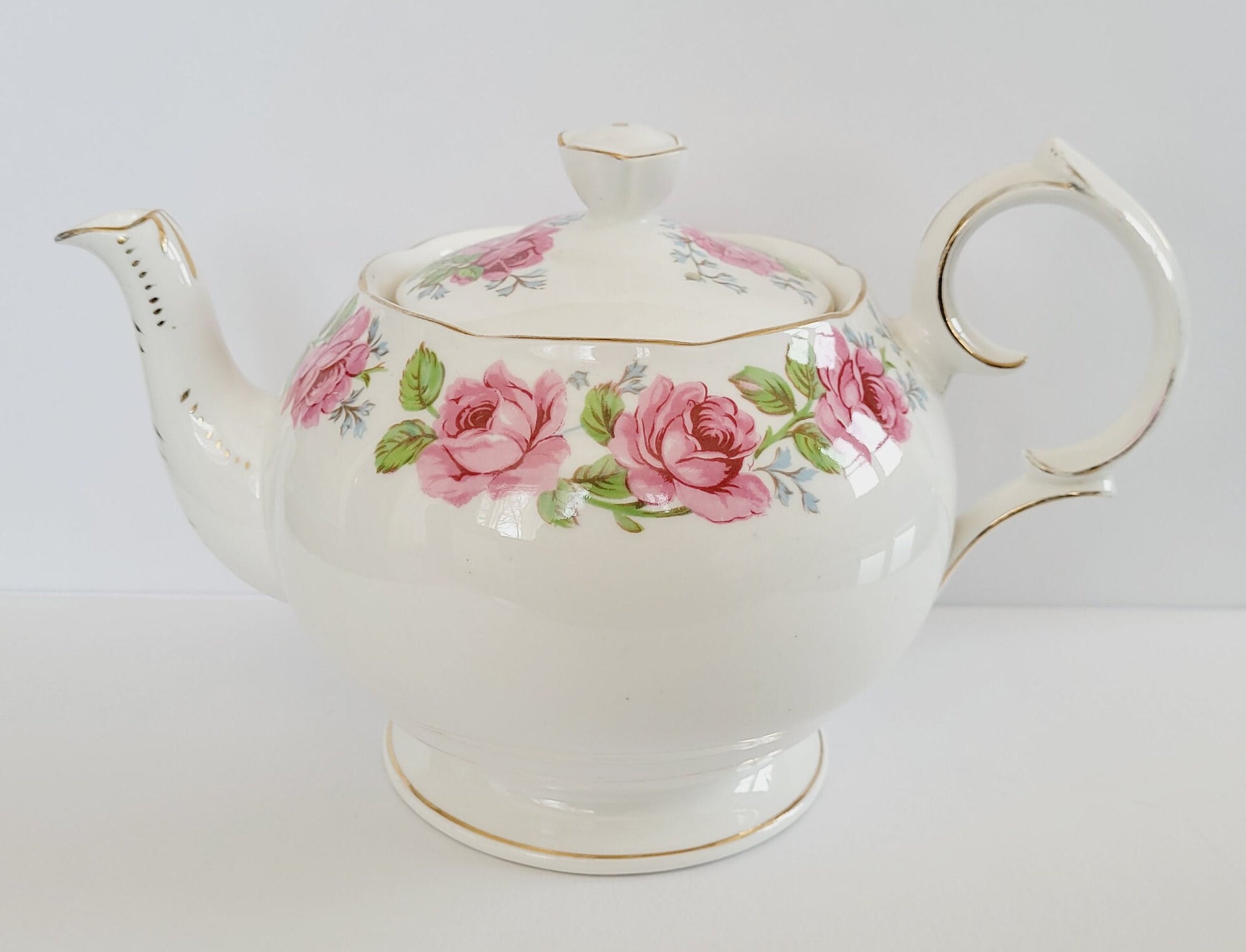 Queen Ann "lady Alexander Rose" Teapot, 1960s, Made in England - Etsy