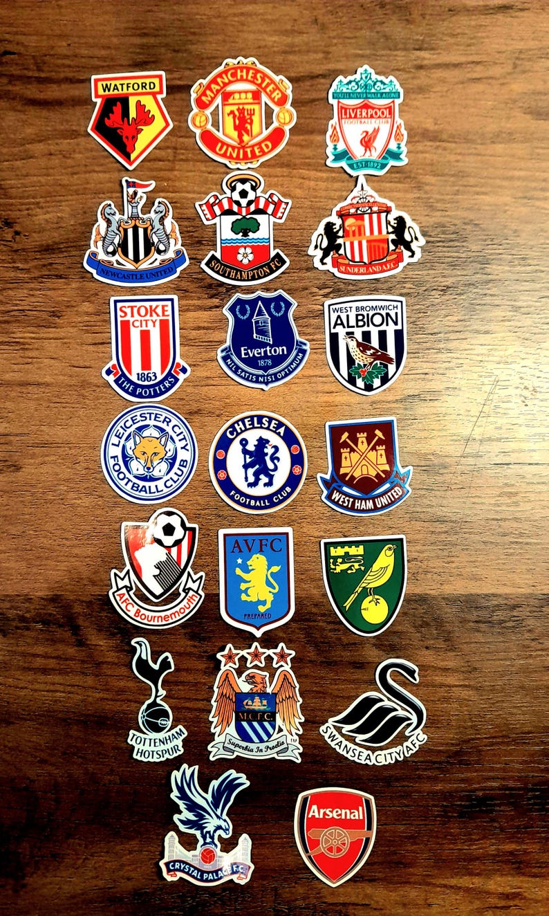 Tottenham Hotspur Hi-gloss Logo Football Stickers Perfect for Sport ...