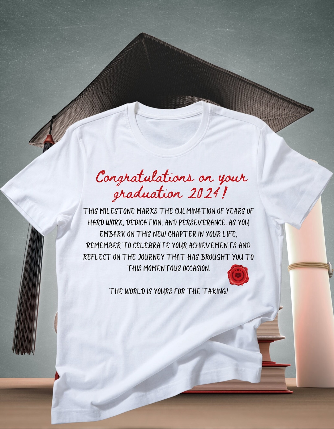 Congratulations on Your Graduation T-shirt Fun Festive Tee Graduating ...