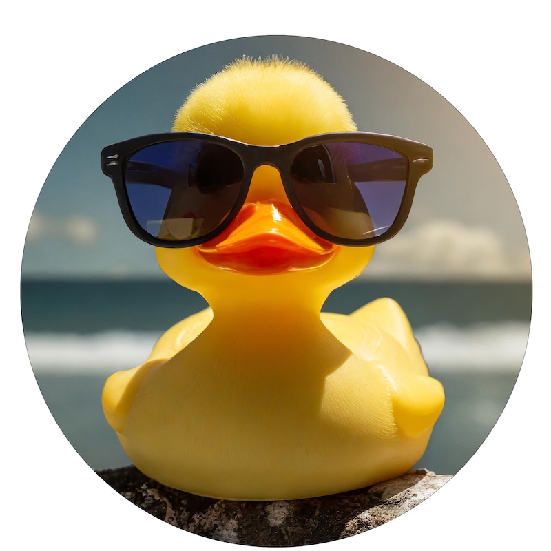 Rubber Duck Sticker - Etsy