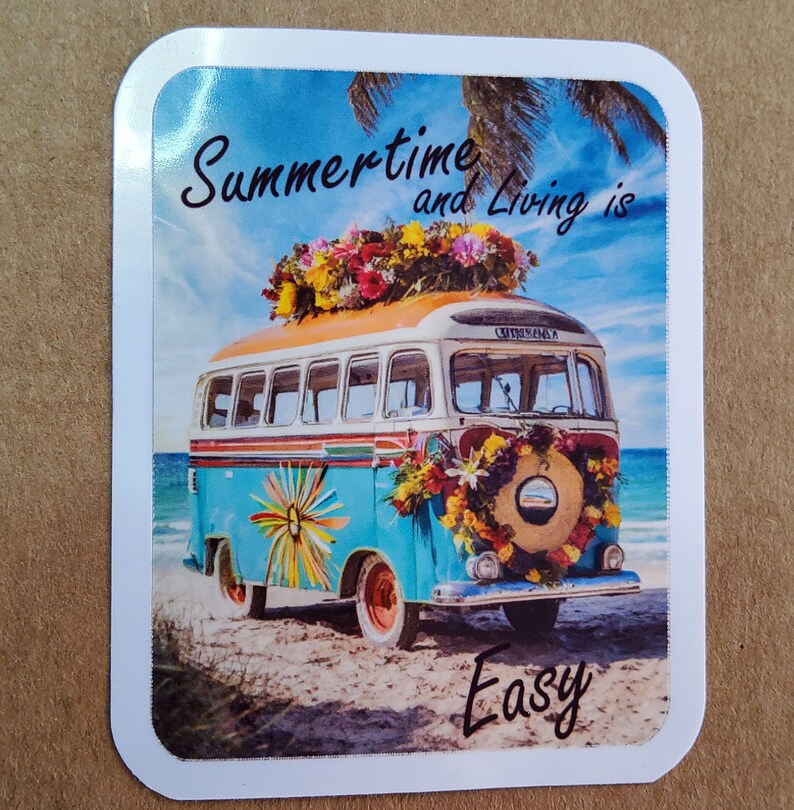 Summertime and Living is Easy Sticker - Etsy