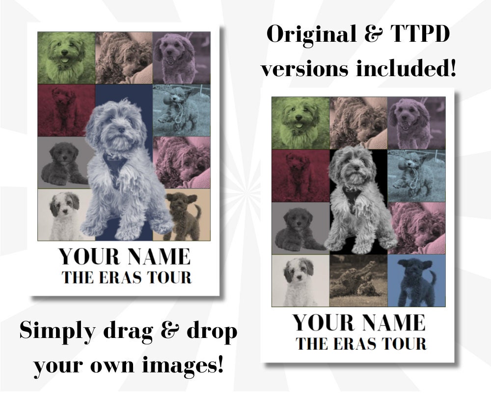Custom Eras Tour Poster Digital Template - Etsy