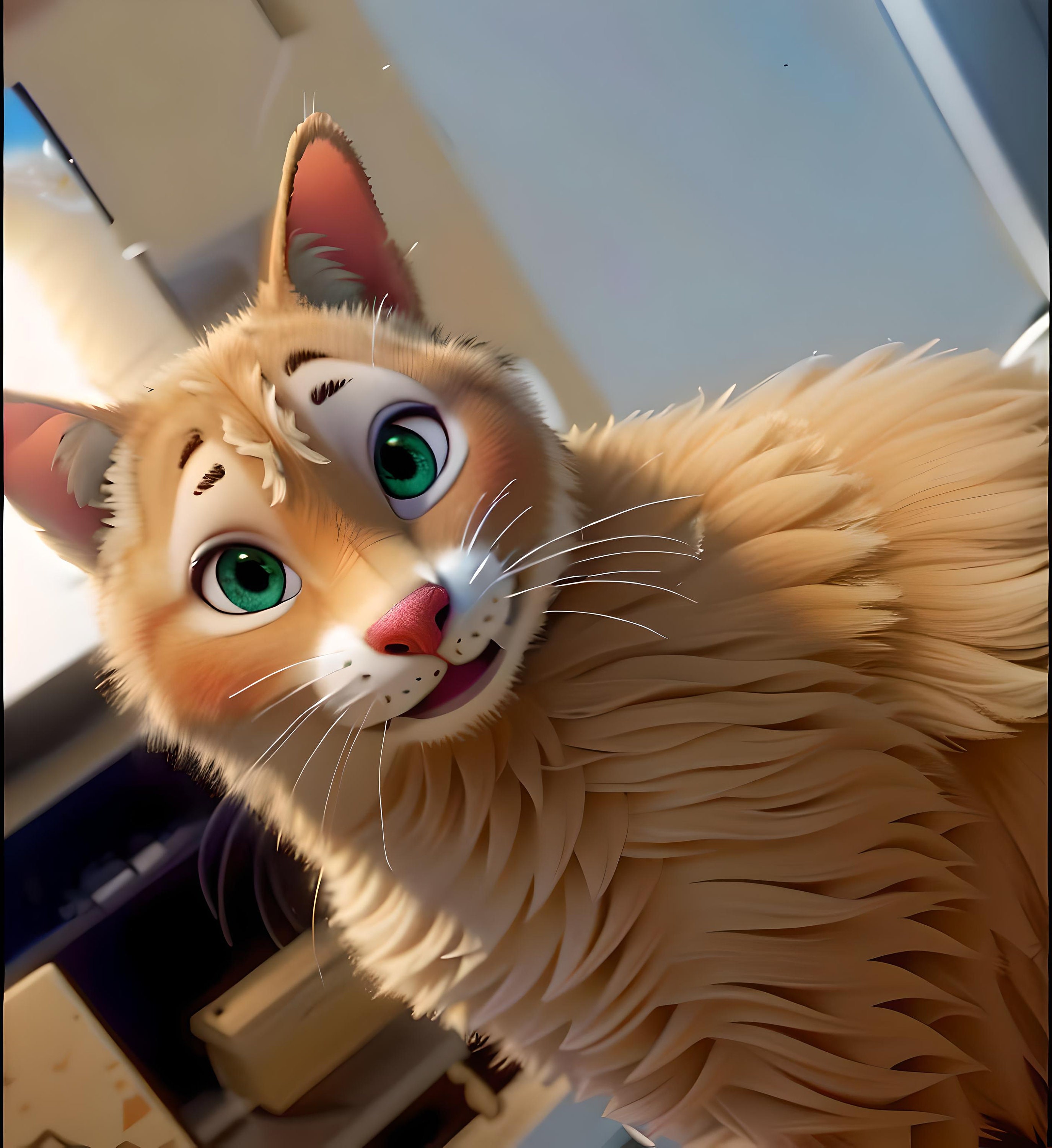 Custom Pixar Style Cartoon Portrait From Photo for Your Pet Make Your ... Custom Pixar Style Cartoon Portrait From Photo for Your Pet Make Your ...