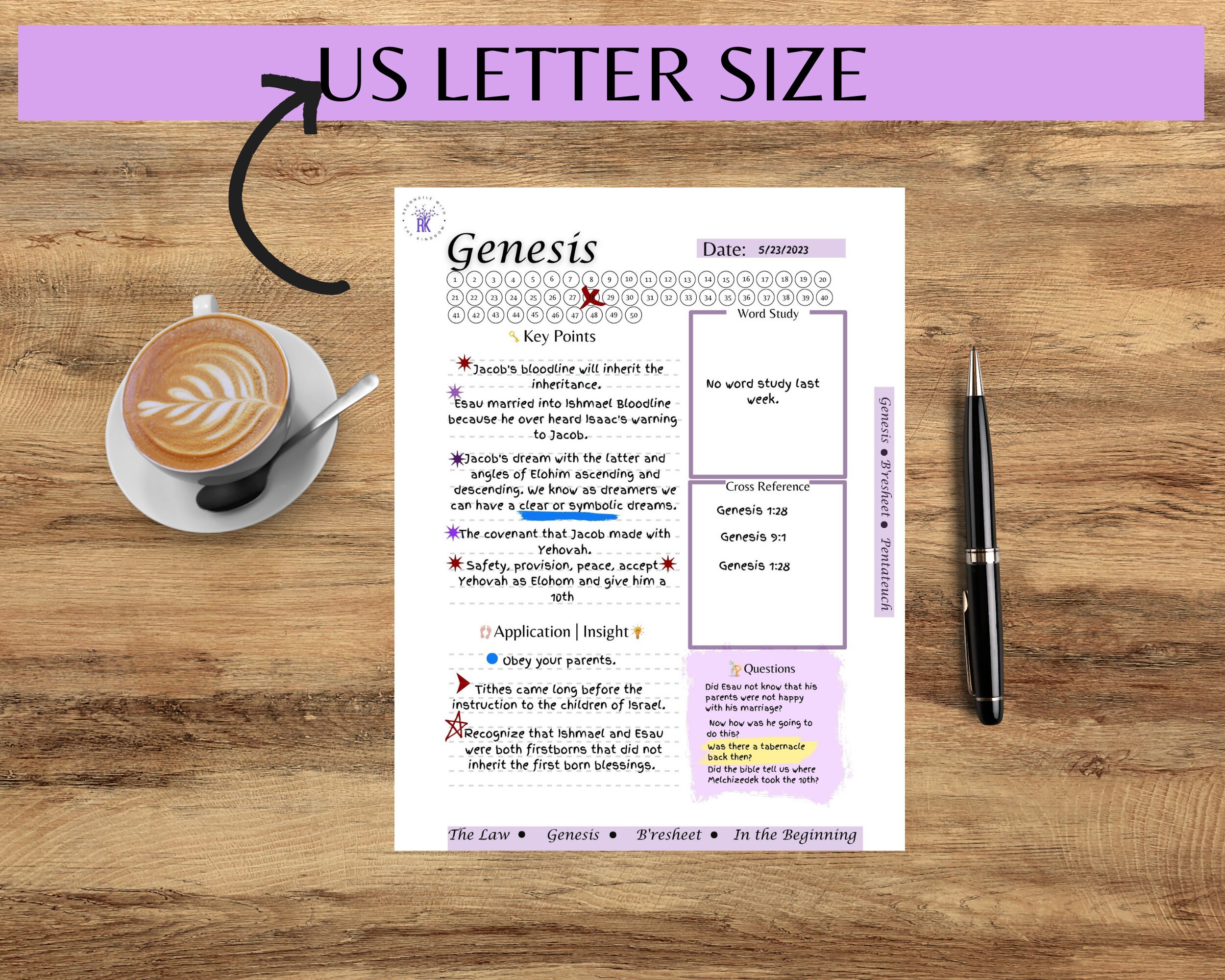 Genesis Digital Workbook Pastor Bible Teachers Torah Teachers Scripture ...