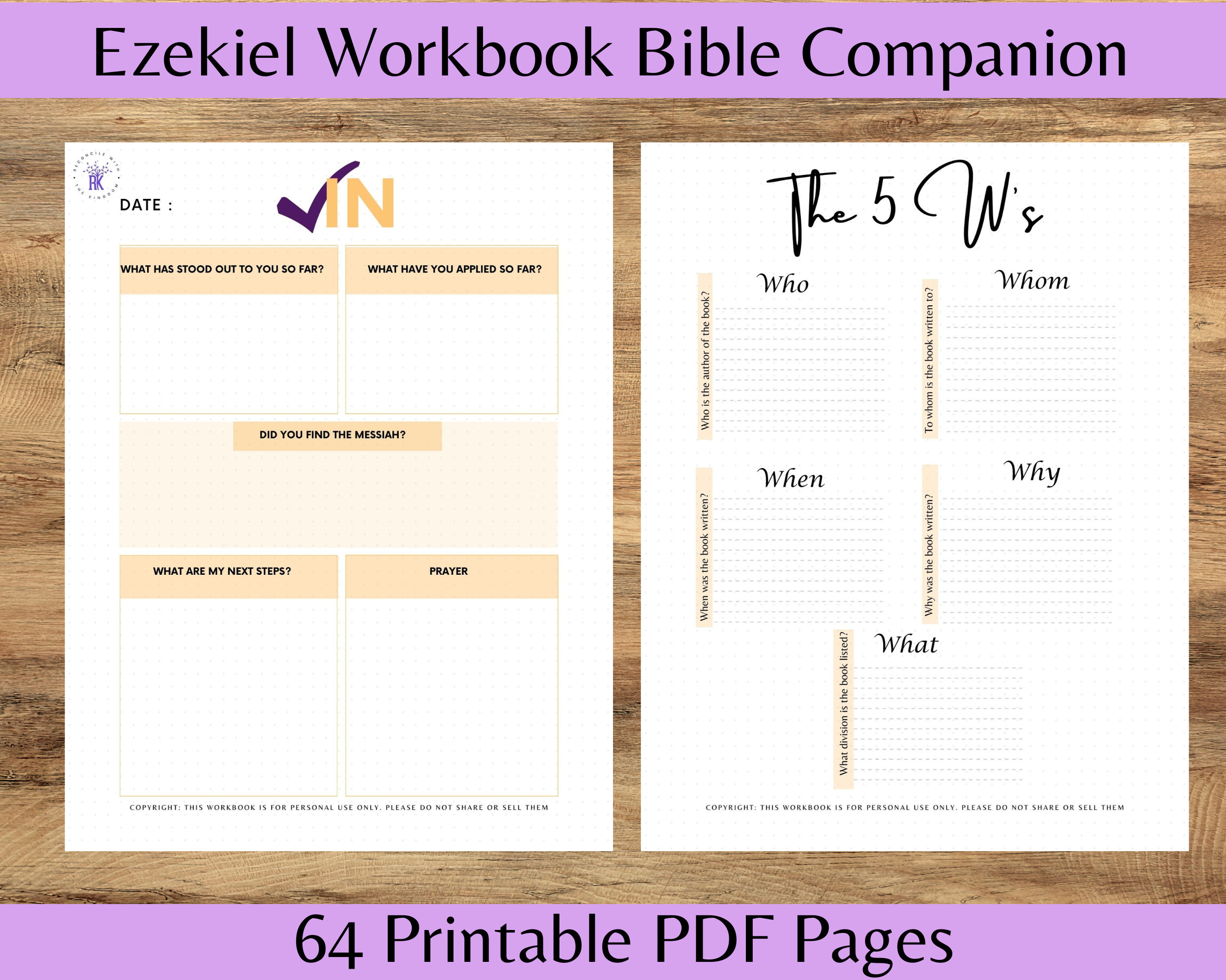 Ezekiel Digital Bible | Pastor Workbook | Bible Teachers | Torah ...