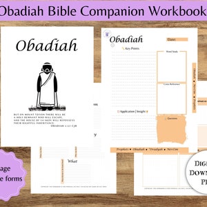 Obadiah Digital Bible | Pastor Workbook | Bible Teachers | Torah ...
