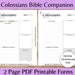 Colossians Digital Worksheets, Bible Teachers, Torah Teachers ...