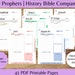 Prophets & History Bible Worksheets| Worksheets for Bible Teachers ...