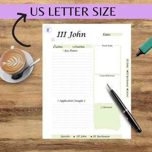 III John Digital Worksheet, Bible Teachers, Torah Teachers, Scripture ...