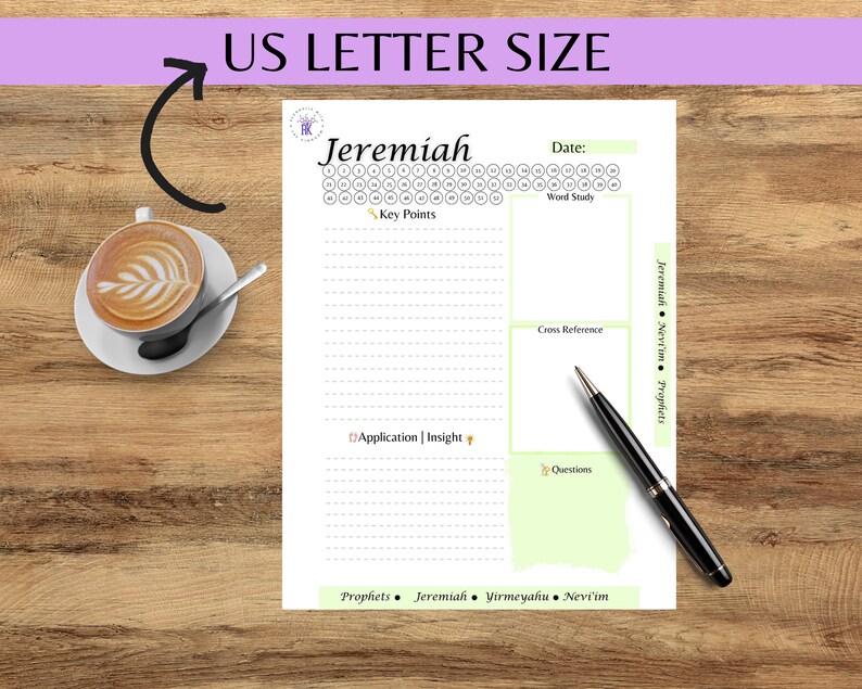 Jeremiah Digital Worksheets,bible Teachers,torah Teachers,scripture ...