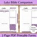 Luke Digital Worksheets Bible Teacherstorah Teachersscripture Journal ...