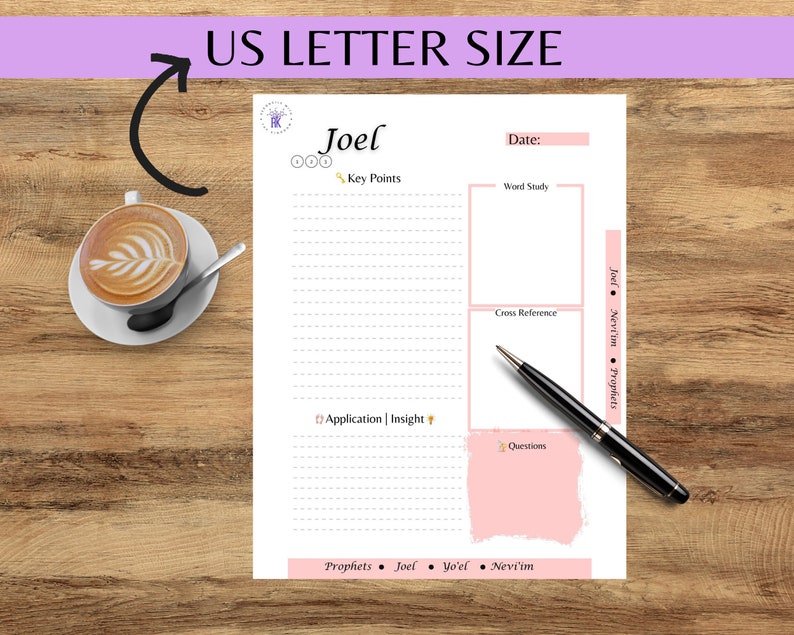 Joel Digital Worksheets, Bible Teachers, Torah Teachers,pastors ...
