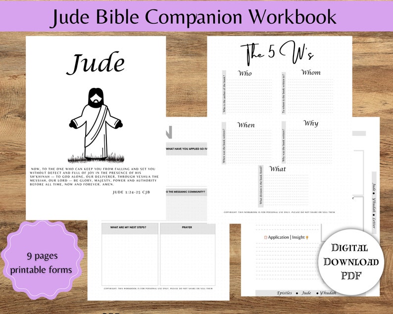 Jude Digital Bible | Pastor Workbook | Bible Teachers | Torah Teachers ...