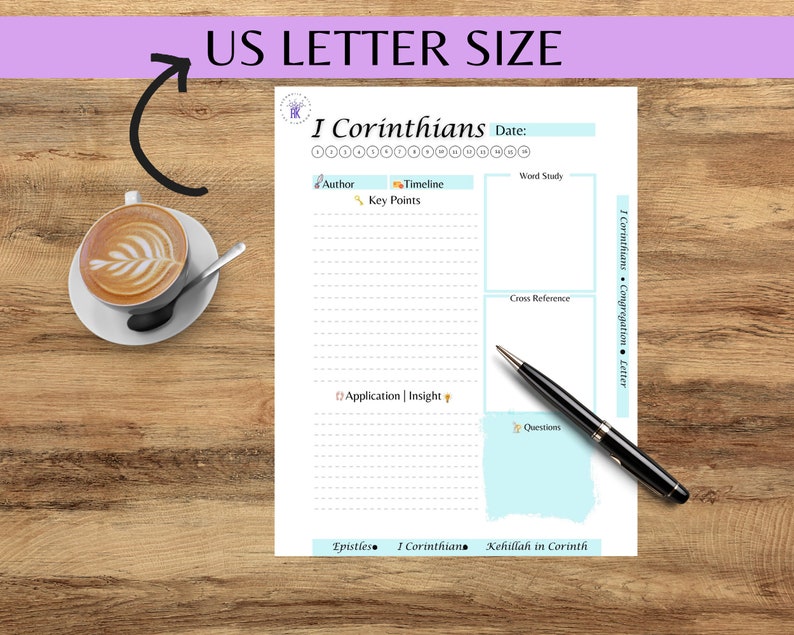 I Corinthians Digital Worksheets,bible Teachers,torah Teachers ...