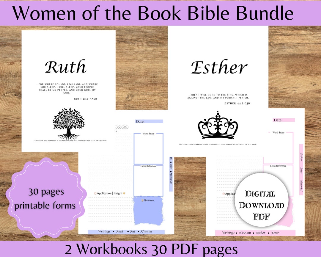 Women of the Book Bible Workbook | Bible Teachers | Torah Teachers ...