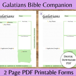 Galatians Digital Worksheets,bible Teachers,torah Teachers,scripture ...