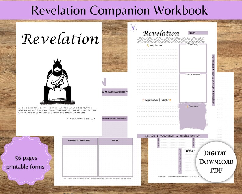 Revelation Digital Bible | Pastor Workbook | Bible Teachers |torah ...
