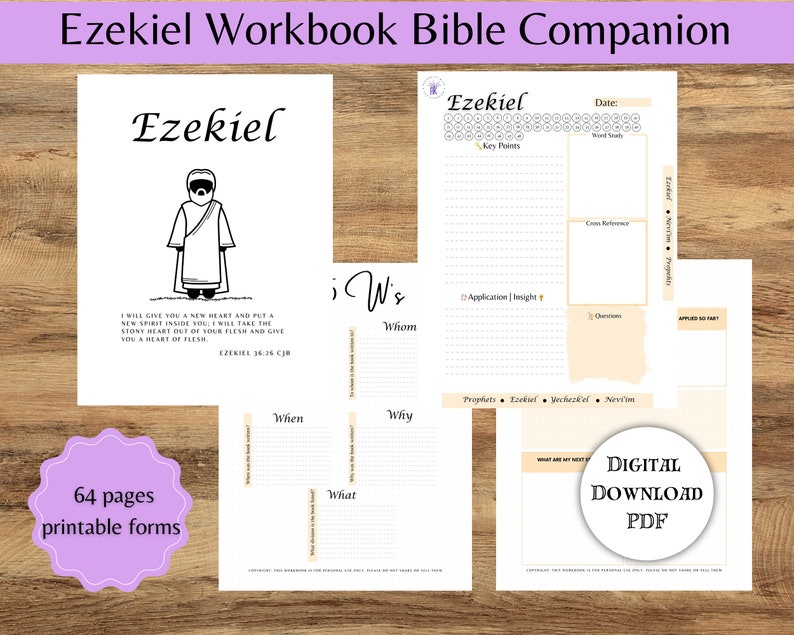 Ezekiel Digital Bible | Pastor Workbook | Bible Teachers | Torah ...