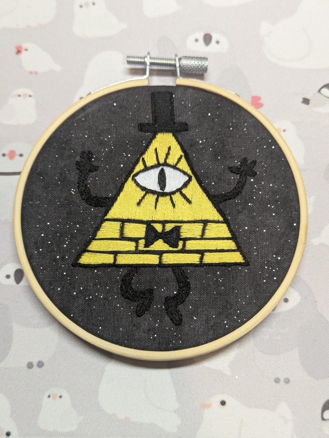 Gravity Falls Bill Cipher Embroidery - Etsy