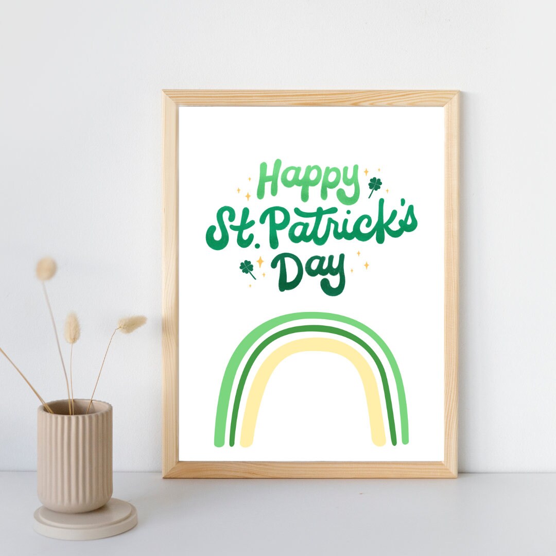 St. Patrick's Day Printable Art Bundle 35 Designs for St Pattys Day St ...