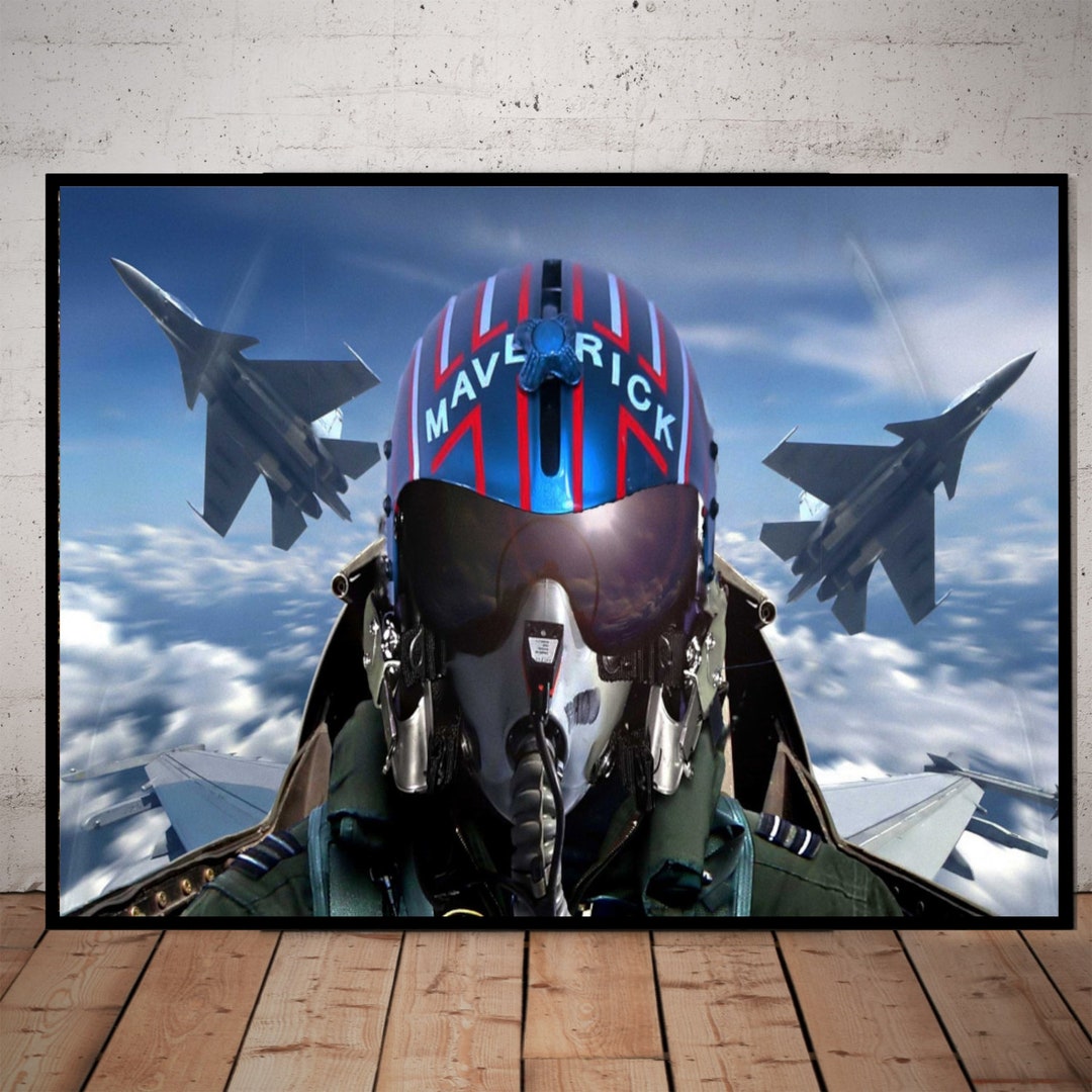 MAVERICK 04 TOM CRUISE Top Gun Motivation Poster or Canvas Inspiration ...