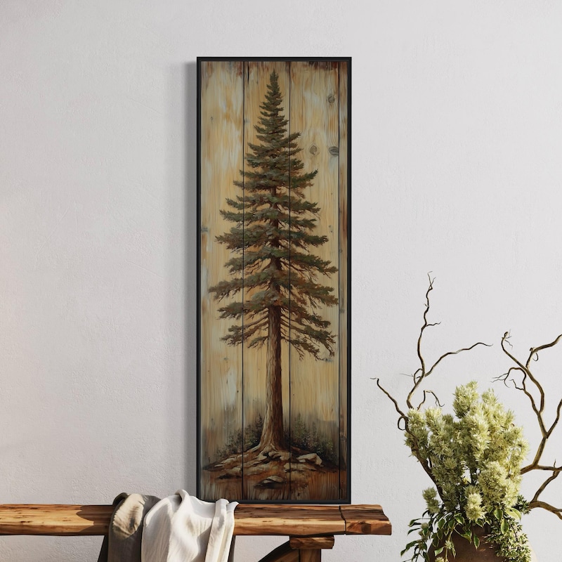 Rustic Pine Tree - Etsy