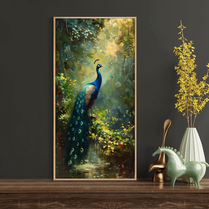 Peacock Wall Art - Etsy