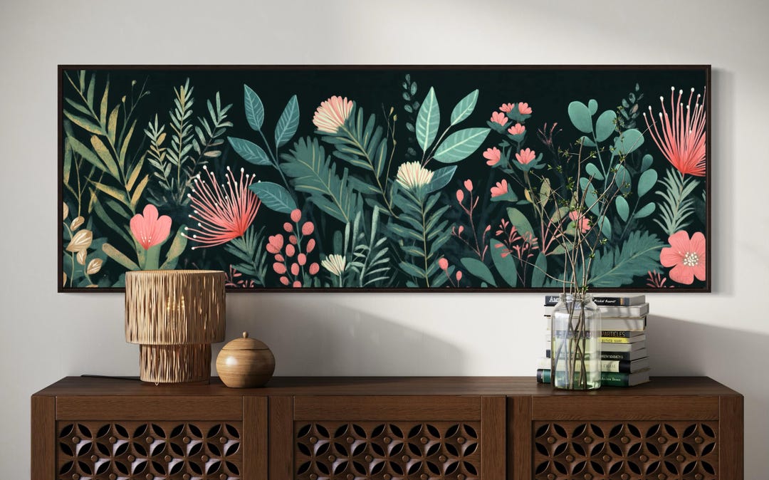 Dreamy Australian Landscape - Panoramic Print for Above Bed Decor ...