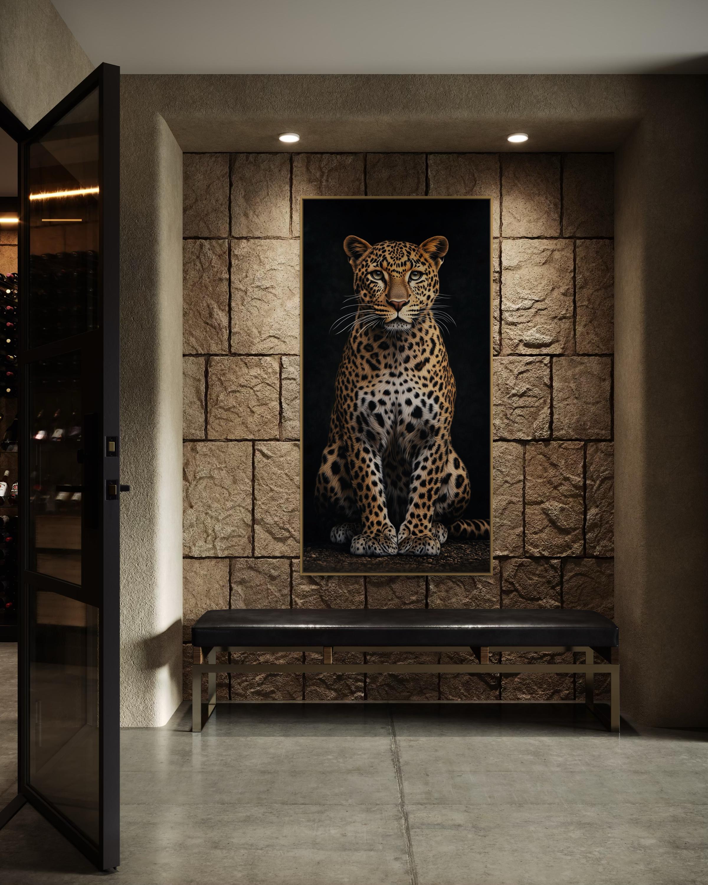 Leopard Wall Art - Bold Wildlife Canvas Print, Jungle-inspired Animal ...