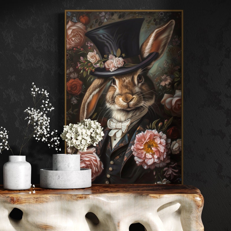 Whimsical Rabbit - Etsy