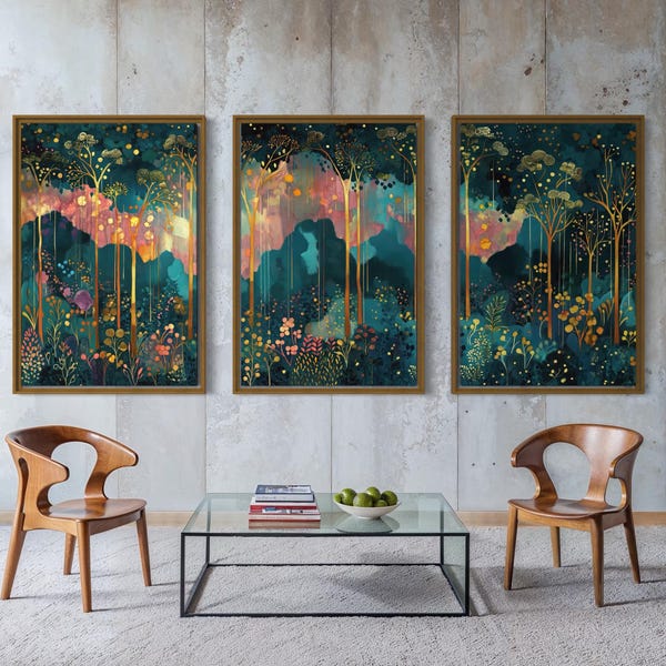 Triptych Canvas - Etsy