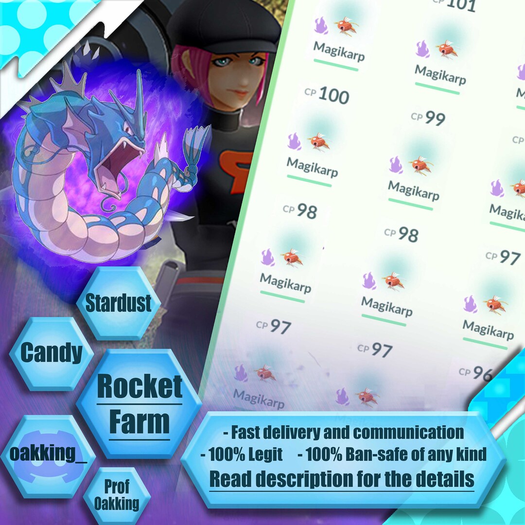 Pokemon Go Magikarp Grunt - 800 Shadow Magikarp - Candy + High IV ...