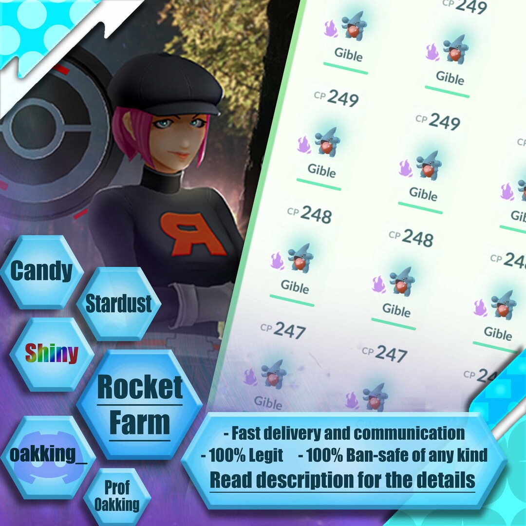 Pokemon Go 600 Shadow Pokemon Rocket Grunt Shiny High IV Stardust - Etsy