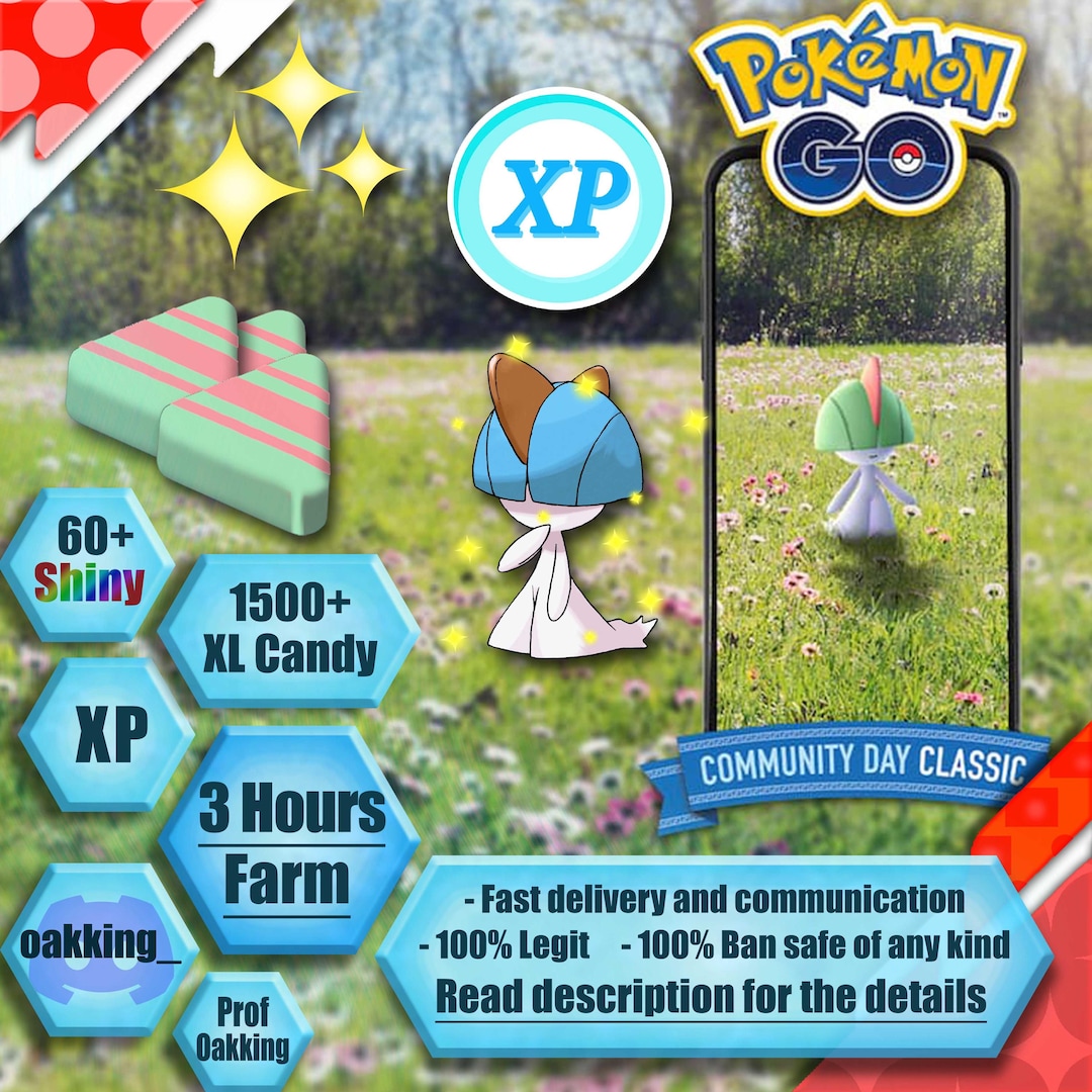 3 Hours Community Day Farm Shiny Ralts Gardevoir Gallade Tons of Shiny ...