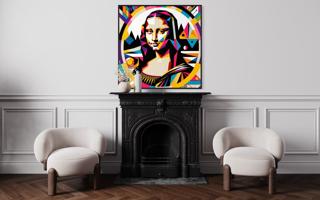 Mona Lisa Decoded — Modern Pop Art Interpretation of Da Vinci's ...