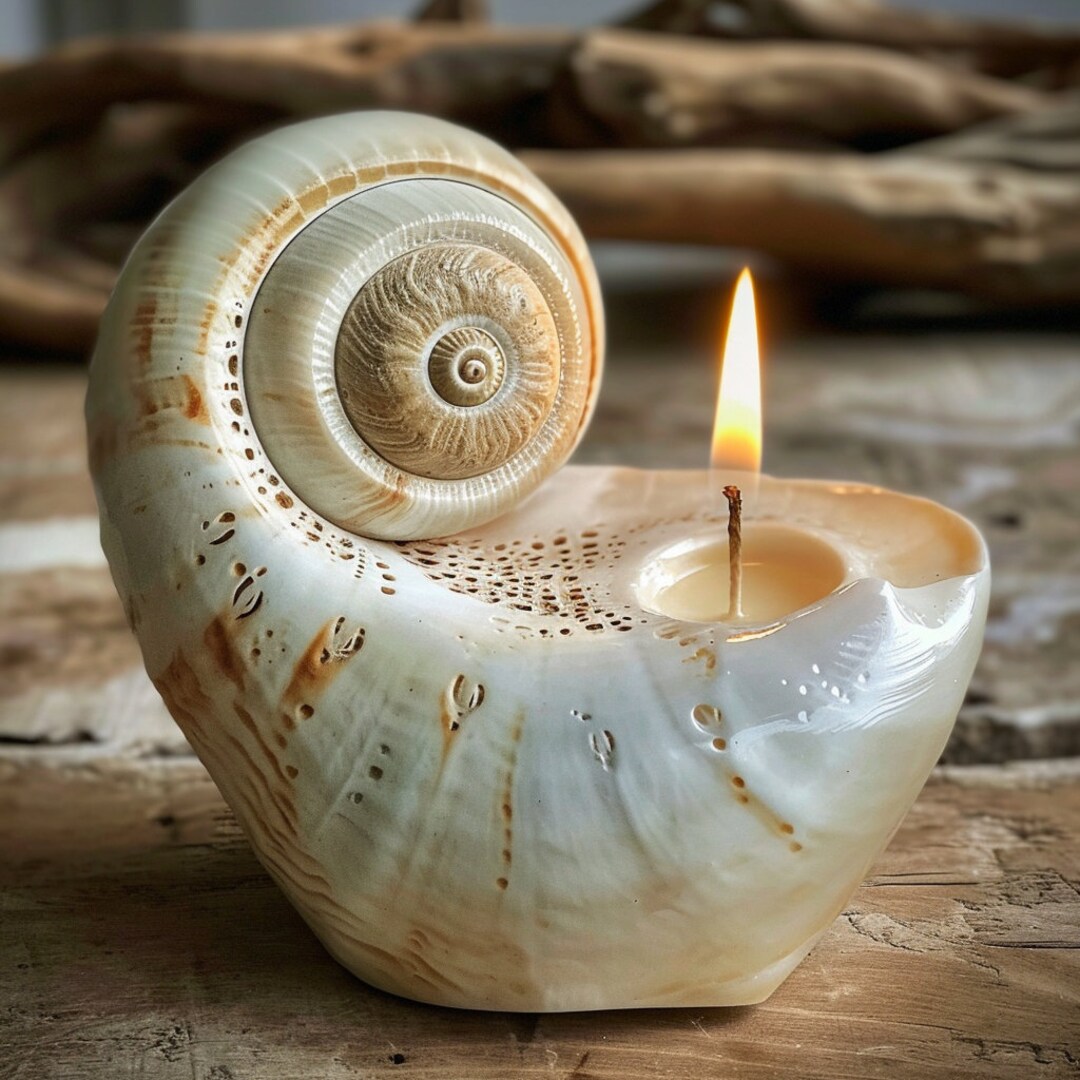 Create Stunning Handmade Shell Candle Holders - Etsy