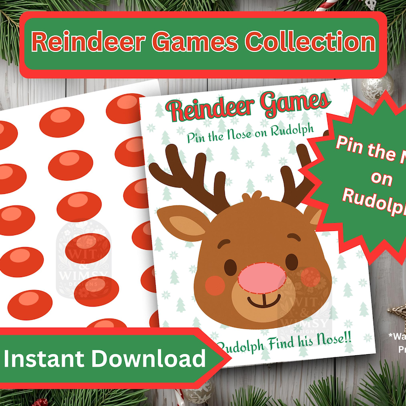 The Nose on Rudolph - Etsy