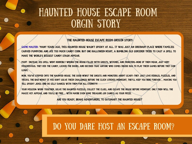 Halloween Escape Room Printable Game – Kids Party & Classroom Activity ...