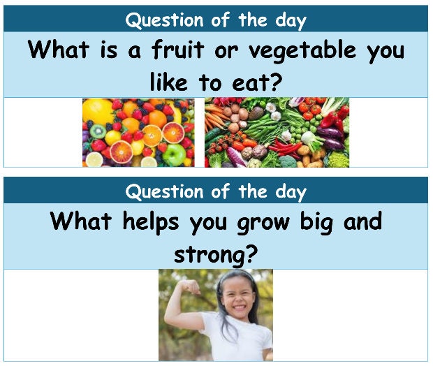 Question of the Day Cards Gardening Study creative Curriculum Regular ...