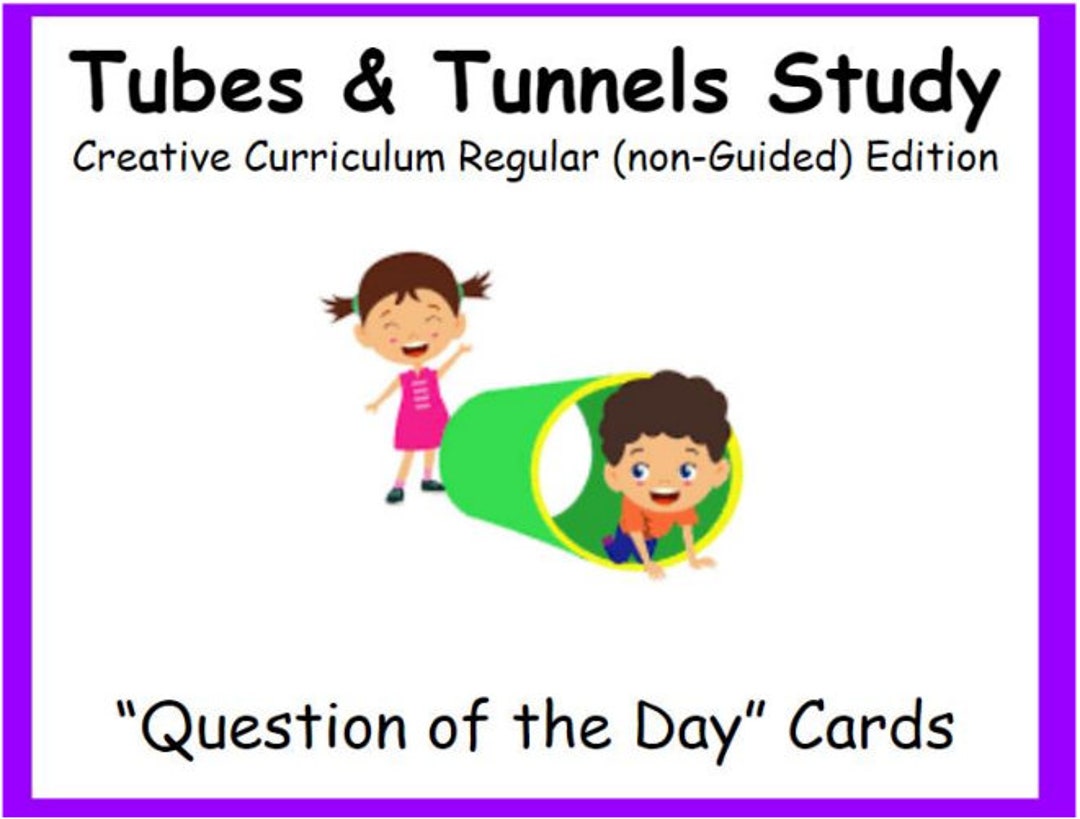 Question of the Day Cards - Tubes and Tunnels Study (creative ...