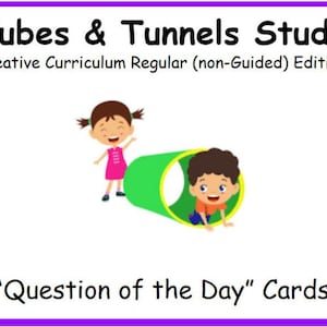 Question of the Day Cards - Tubes and Tunnels Study (creative ...