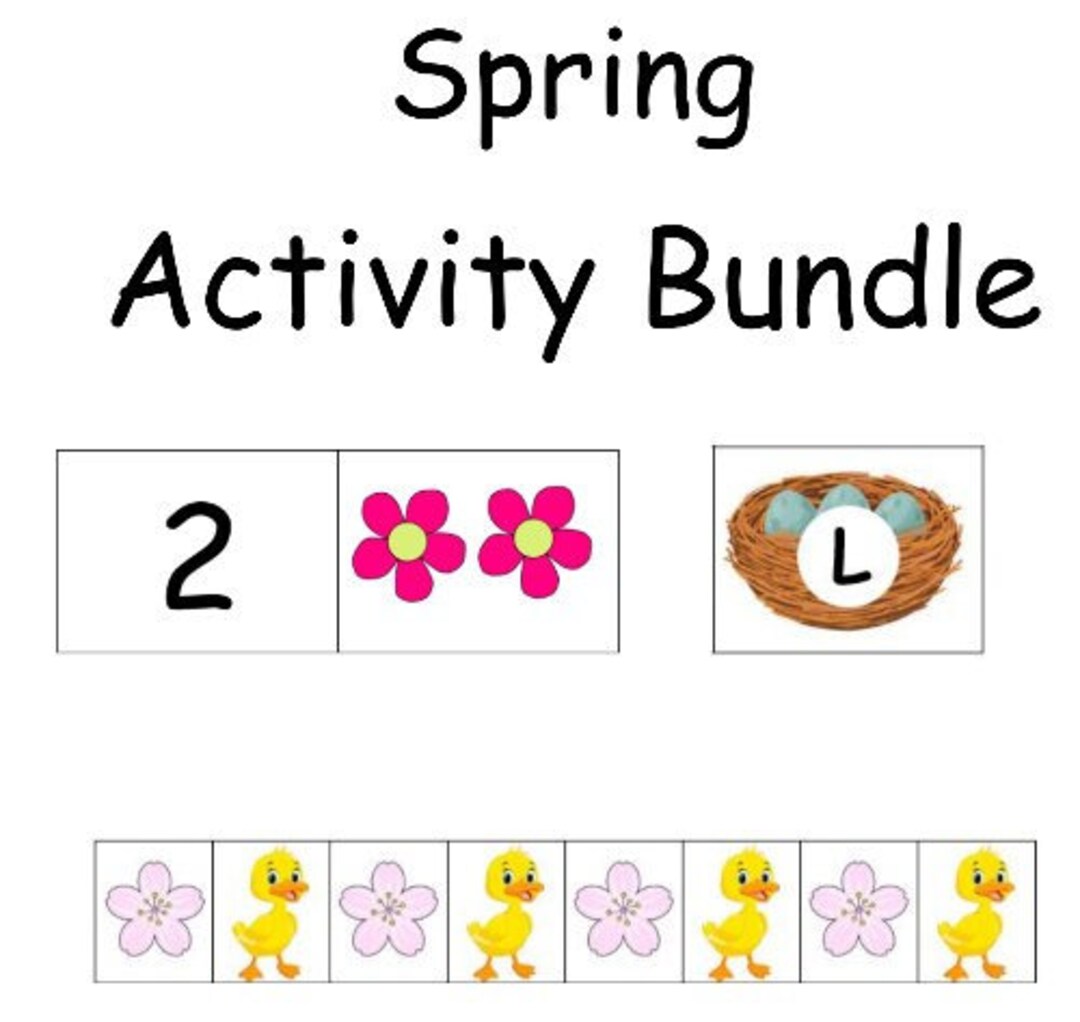 Spring Activity Bundle - Etsy