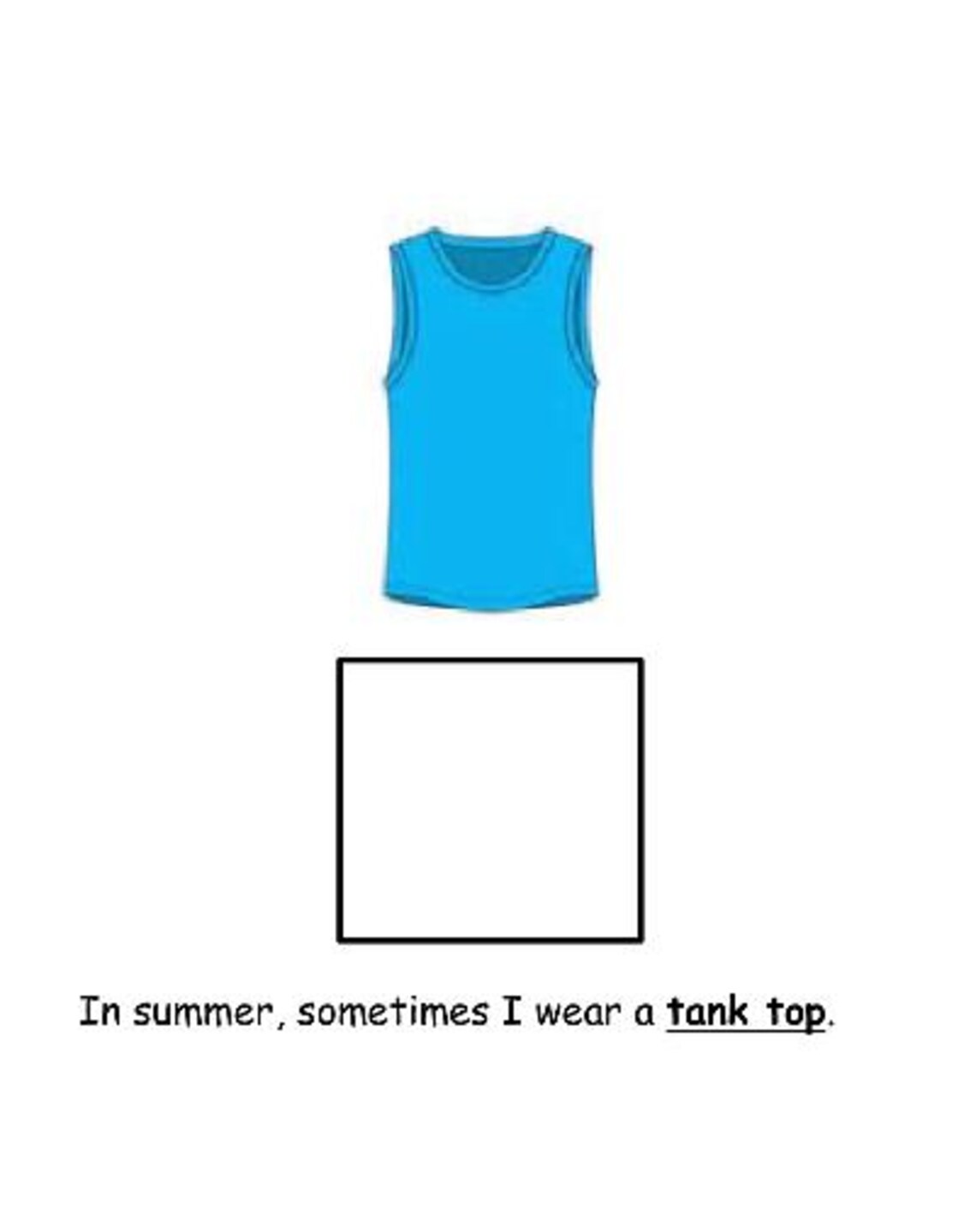 Summer Clothes Vocabulary Book - Etsy