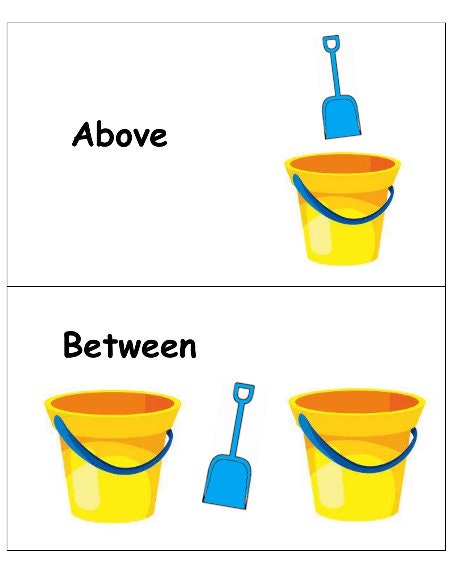 Summer Positional Words - Etsy