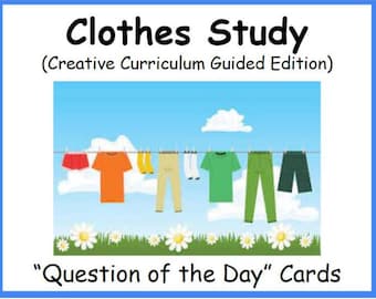 Creative Curriculum Signs Study-question of the Day - Etsy
