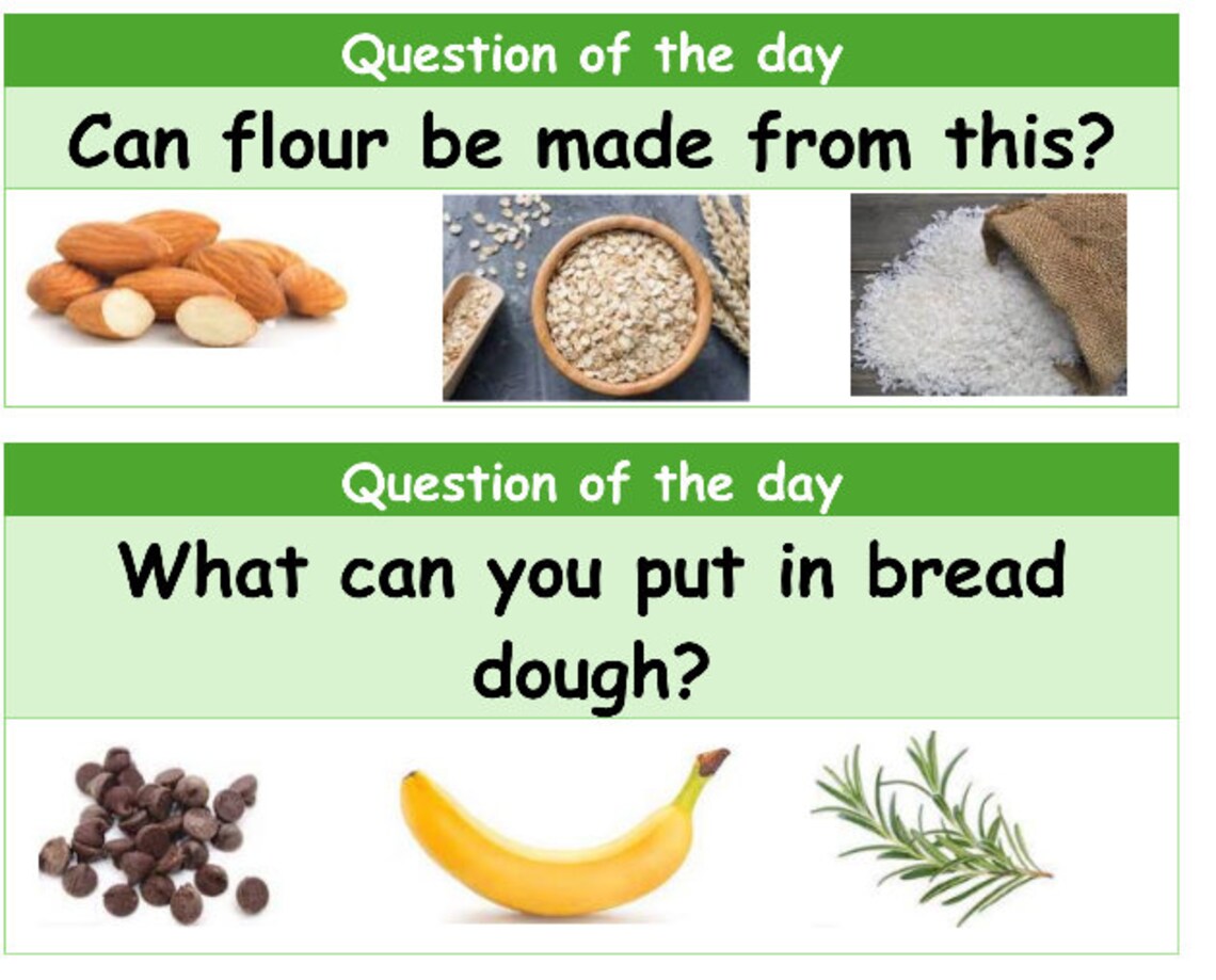Question of the Day Cards - Bread Study (creative Curriculum Regular ...